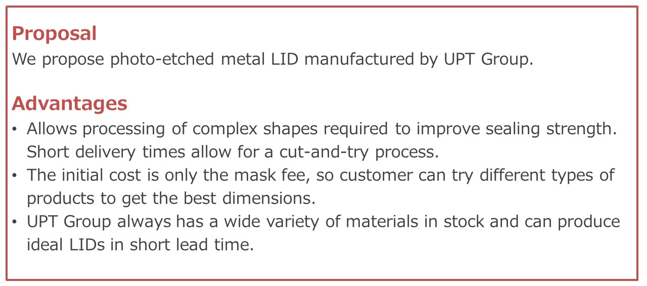 Metal LID sealing for electronic components and semiconductor packages ...